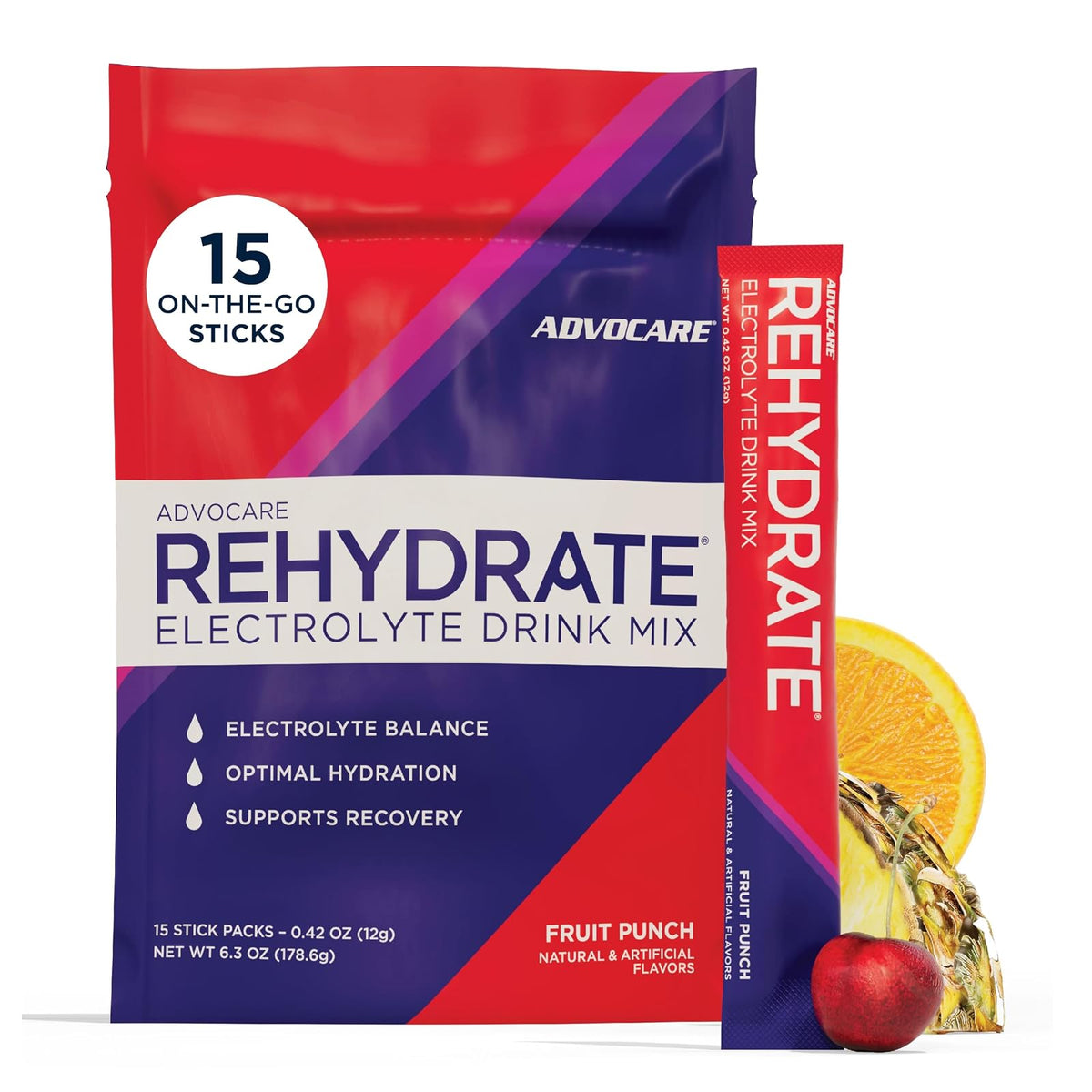 AdvoCare electrolyte drink mix sticks