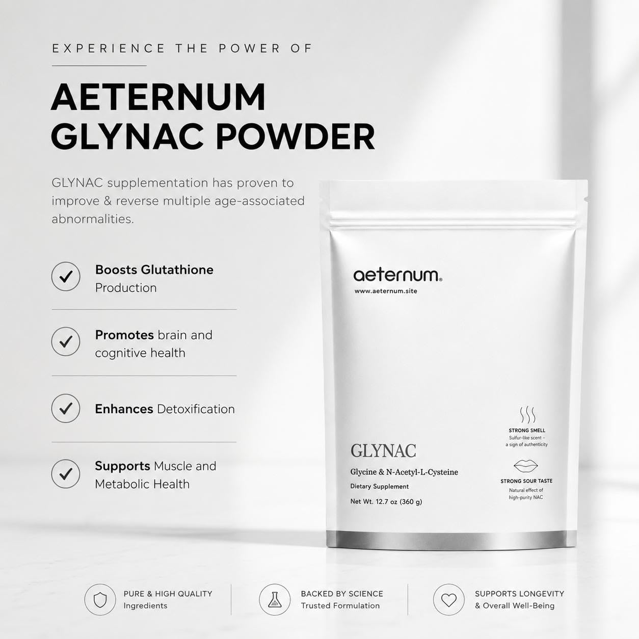aeternum GLYNAC for improved performance
