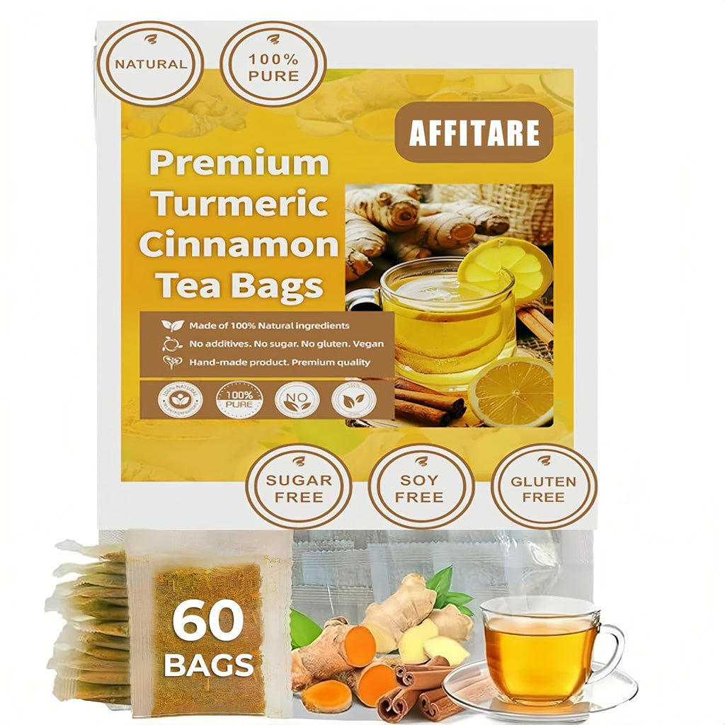 AFFITARE turmeric ginger cinnamon tea bags