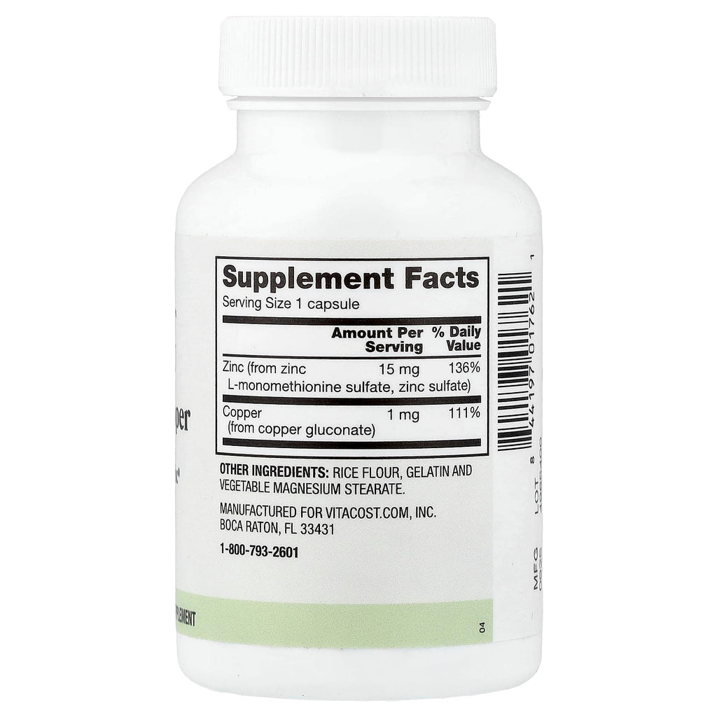 Affordable zinc vitamins in Canada