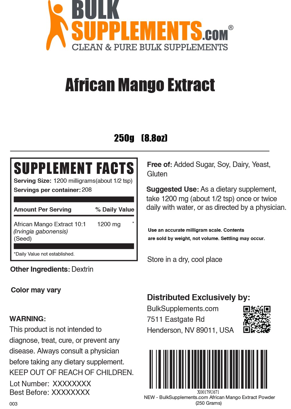African mango for overall wellness