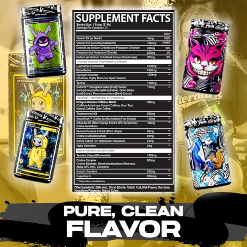AFTERDARK pre-workout for muscle pump boost