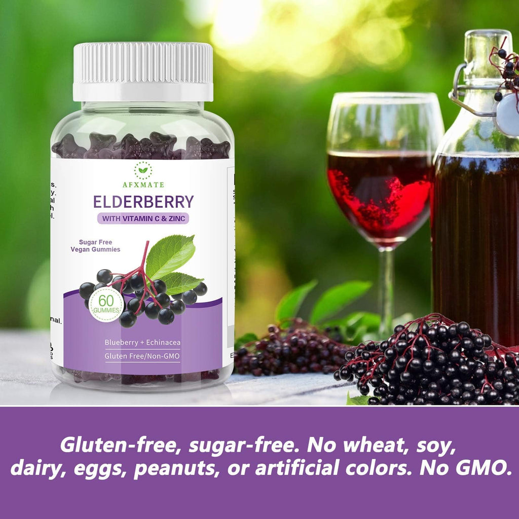 AFXMate black elderberry gummies benefits