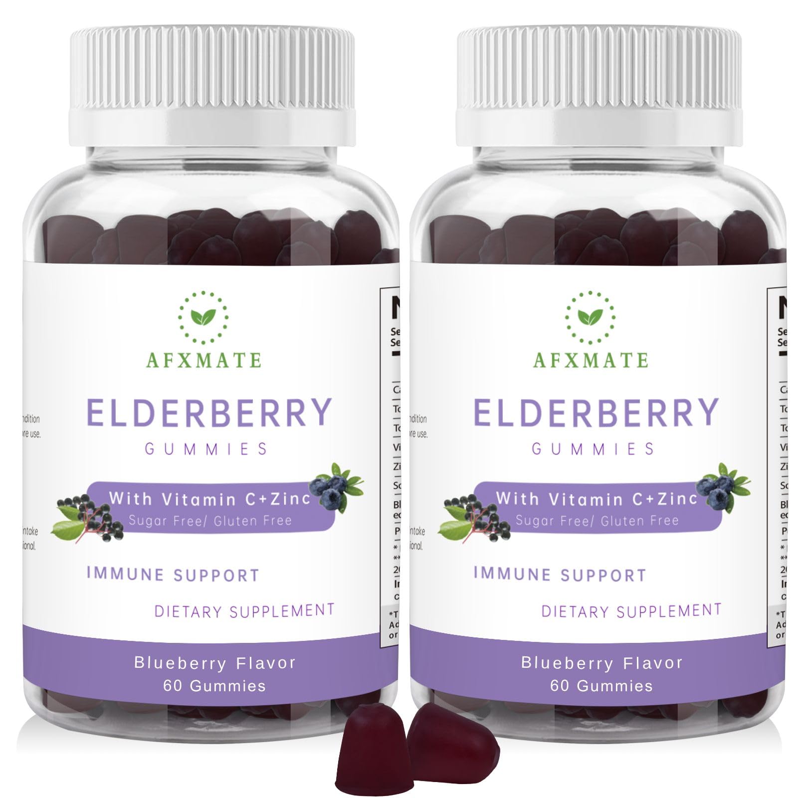 AFXmate black elderberry gummies for immunity
