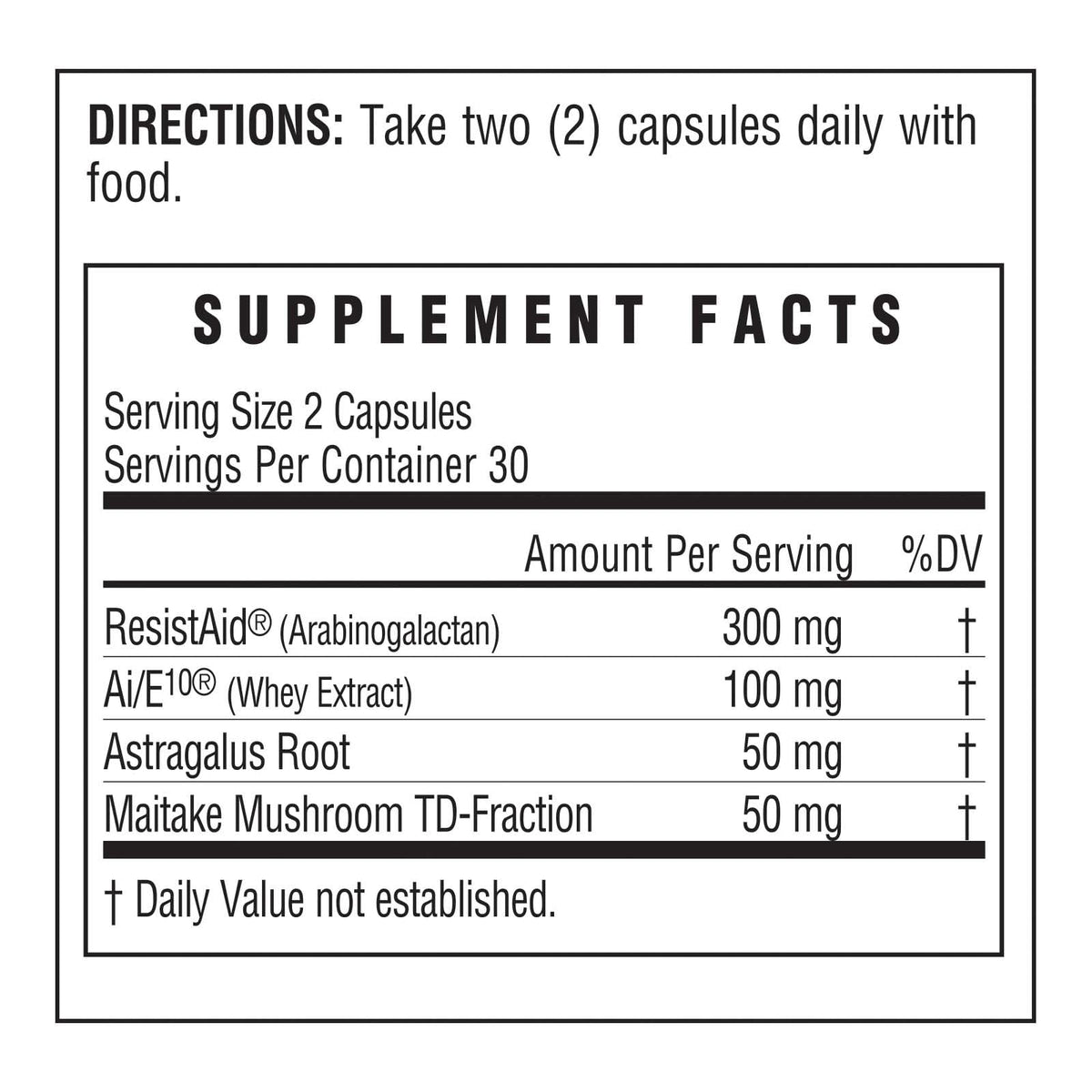 AG Immune Ai/E10 multivitamin for overall health