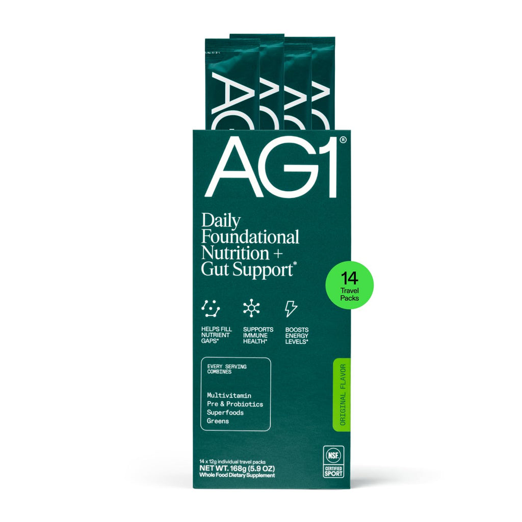 AG1 Athletic Greens travel packs