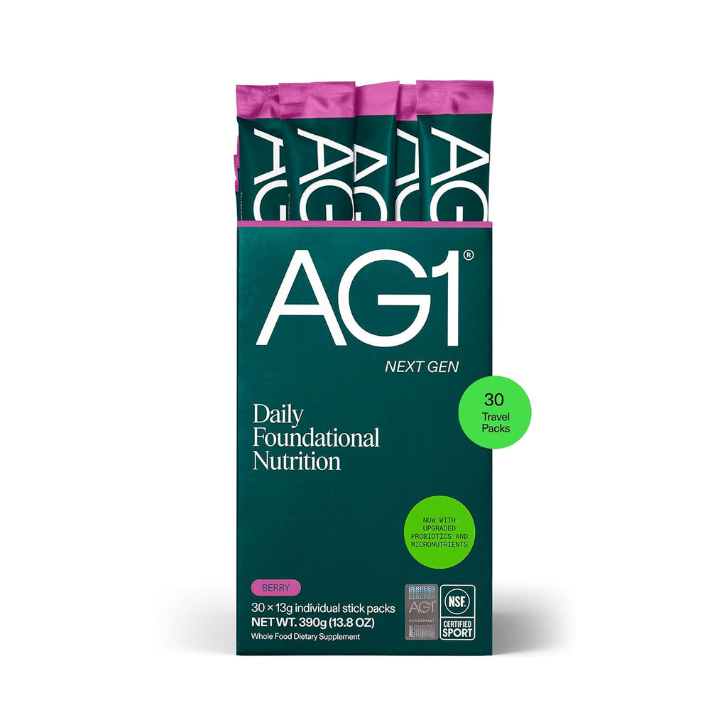 AG1 greens powder travel packs