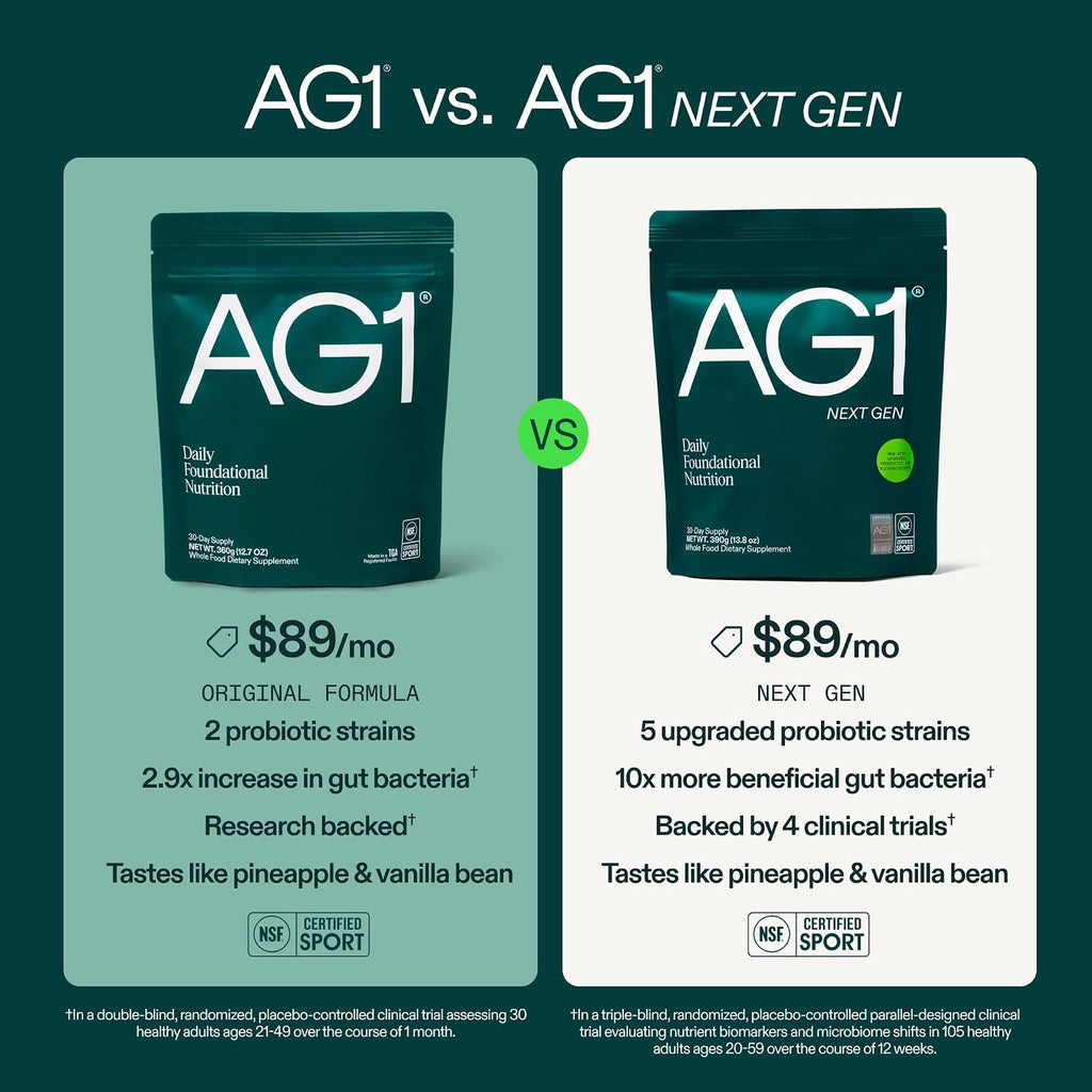 AG1 multivitamins for daily health