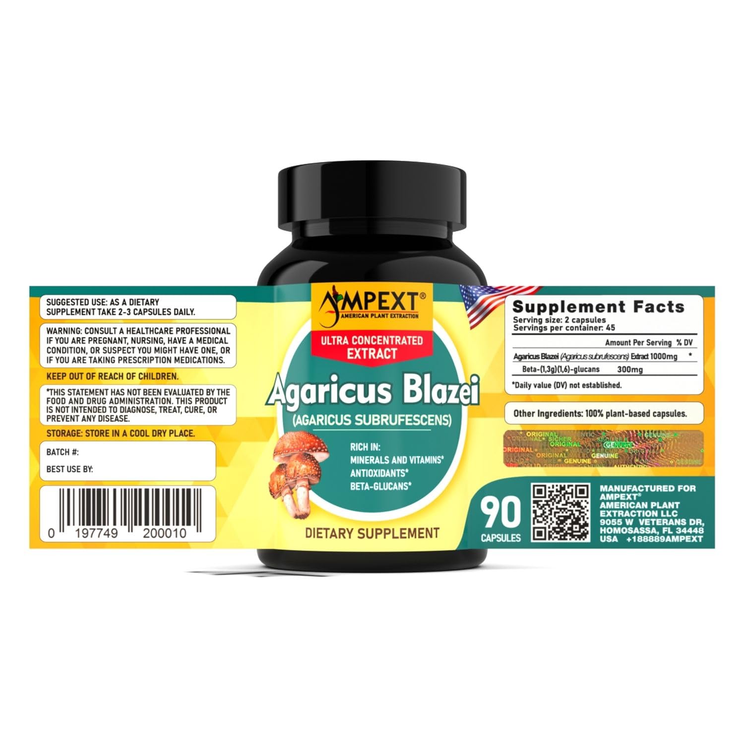 Agaricus Blazei for wellness