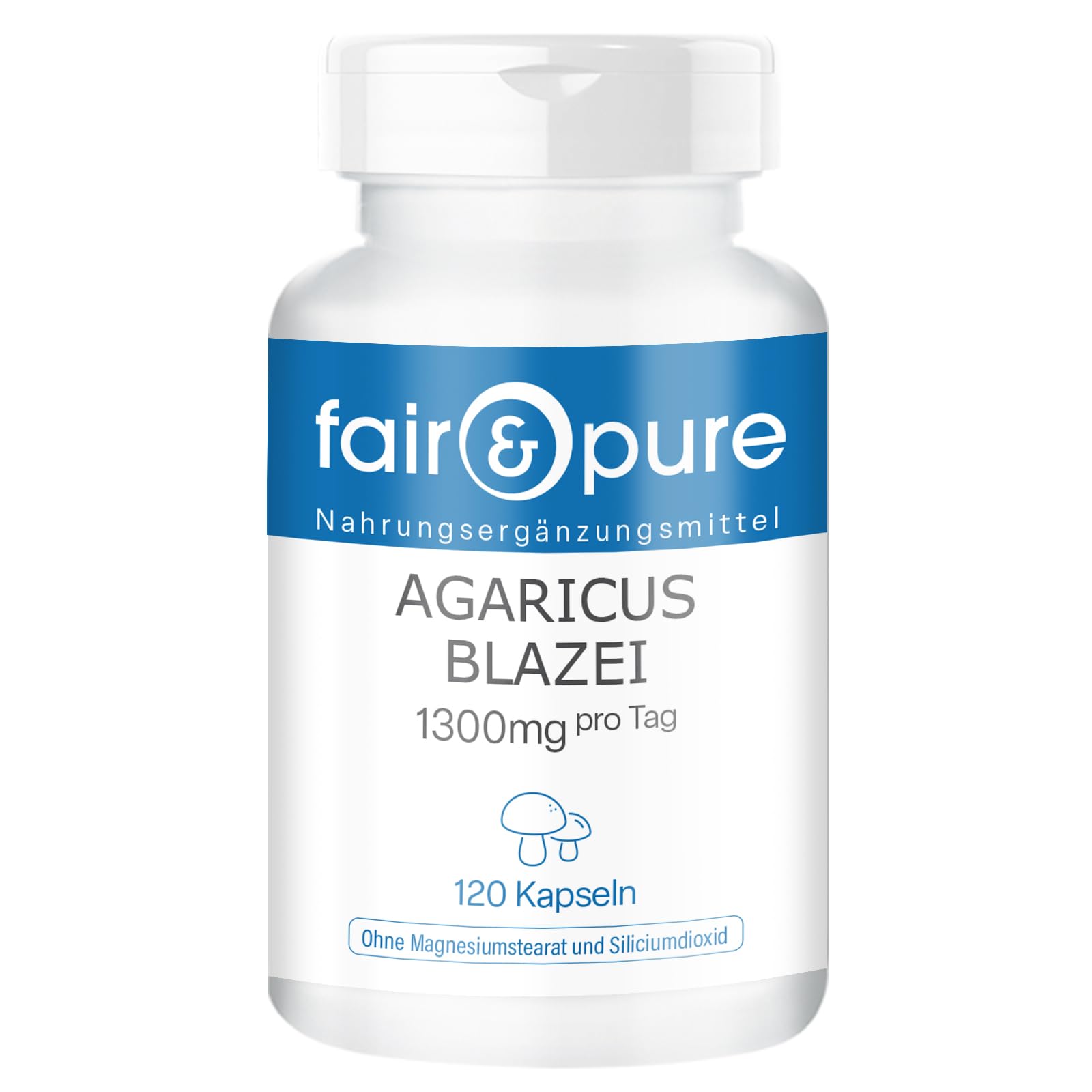 Agaricus Blazei vegan mushroom capsules