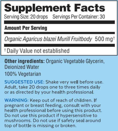 Agaricus mushroom extract for energy