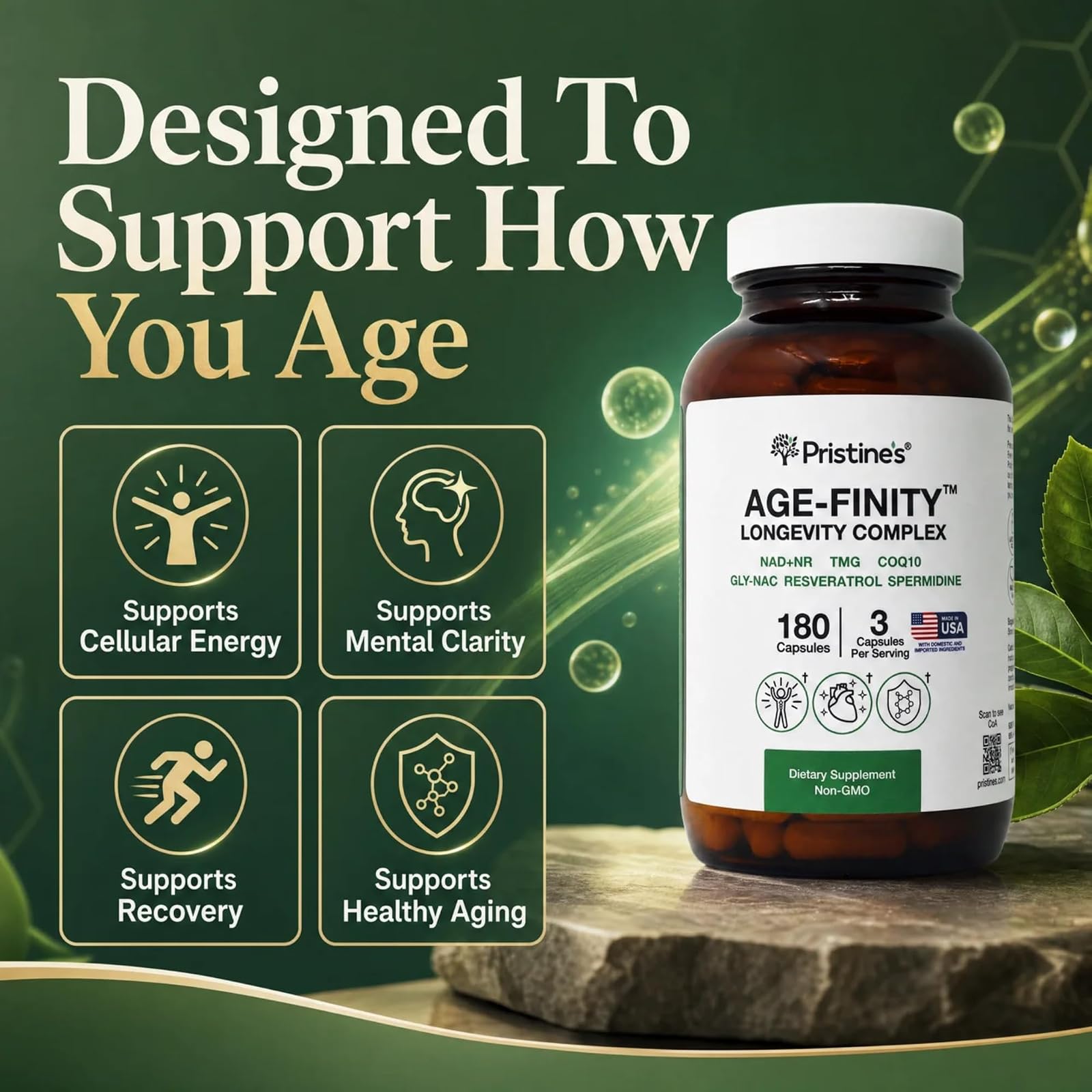 Age Finity capsules for energy boost