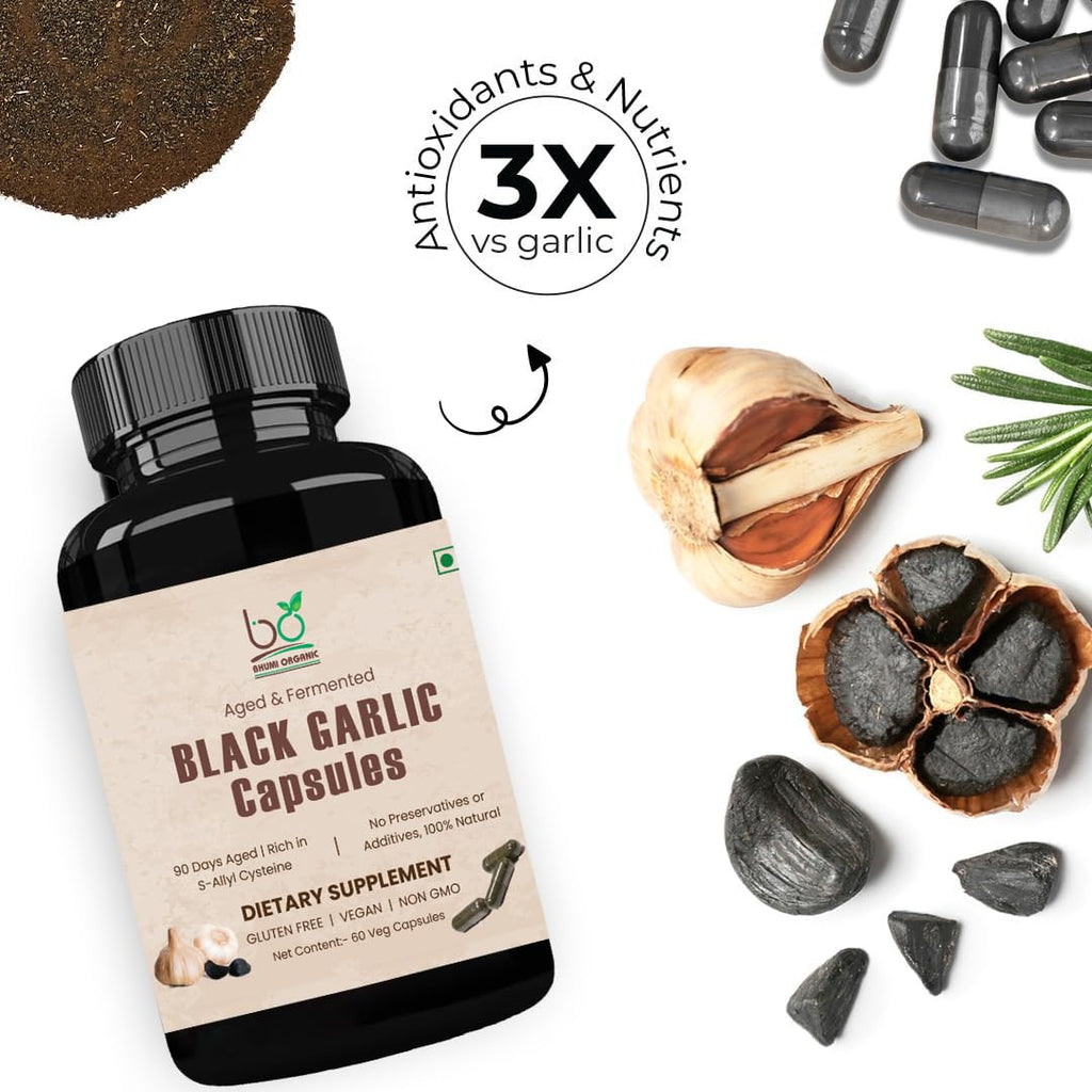 Aged black garlic antioxidant properties