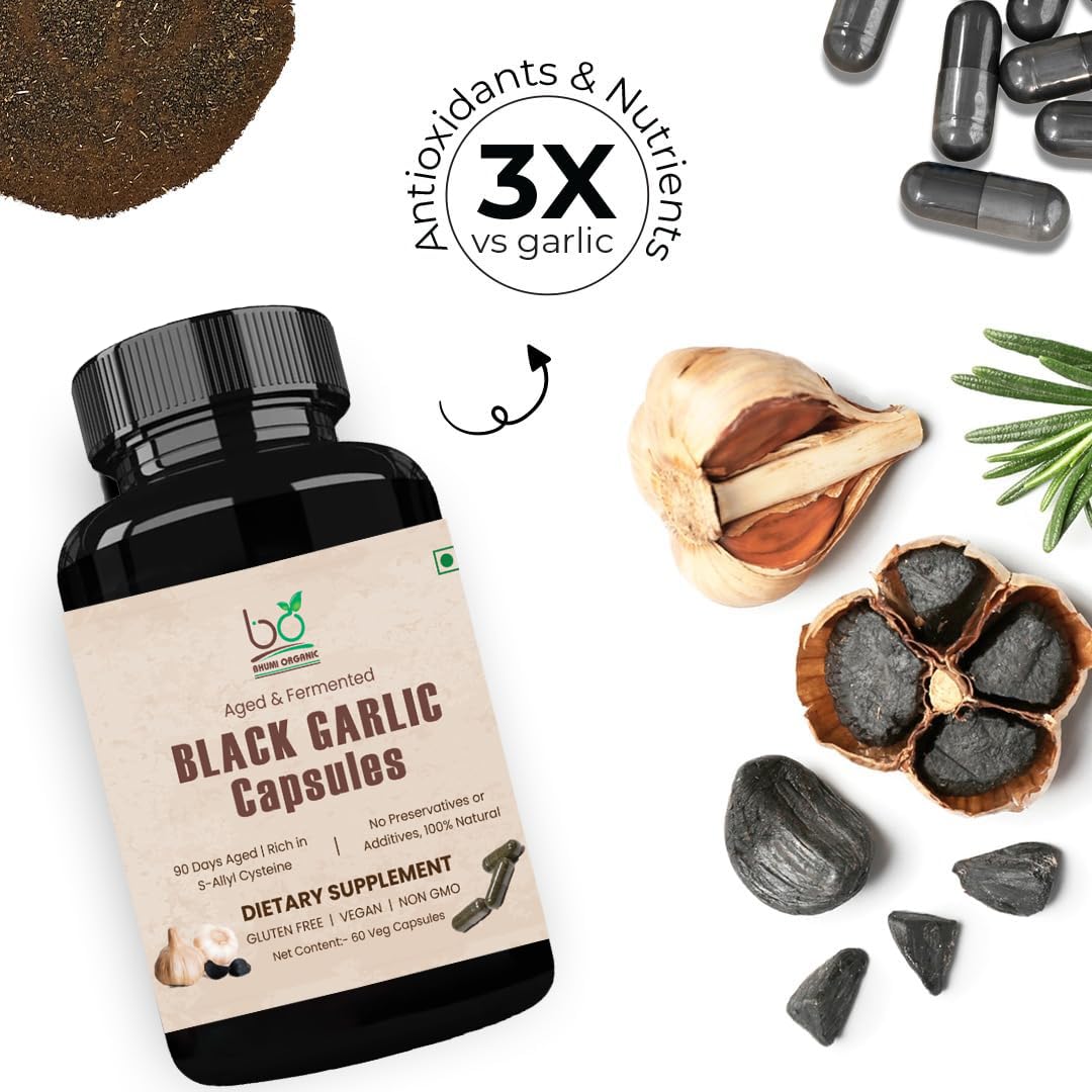 Aged black garlic antioxidant properties