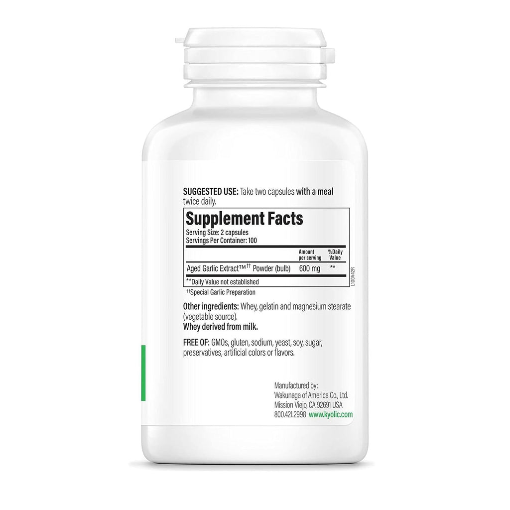 aged garlic capsules for heart health