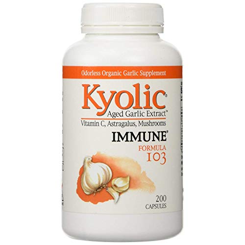 Aged garlic capsules with vitamin C