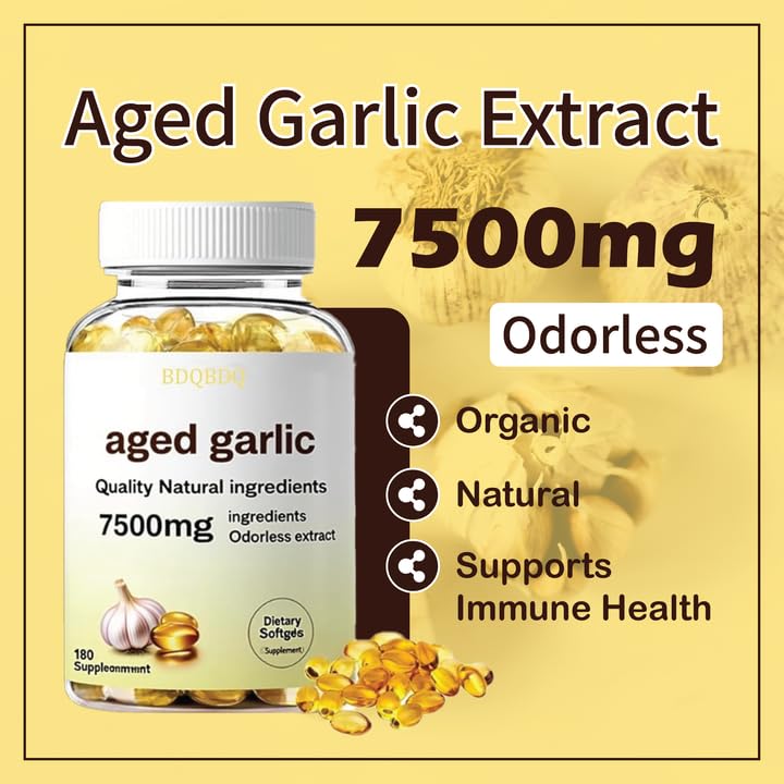 Aged garlic extract benefits for immunity
