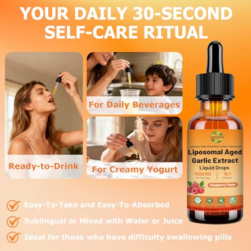 Aged garlic extract for daily vitality