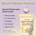 Aged garlic extract for heart health