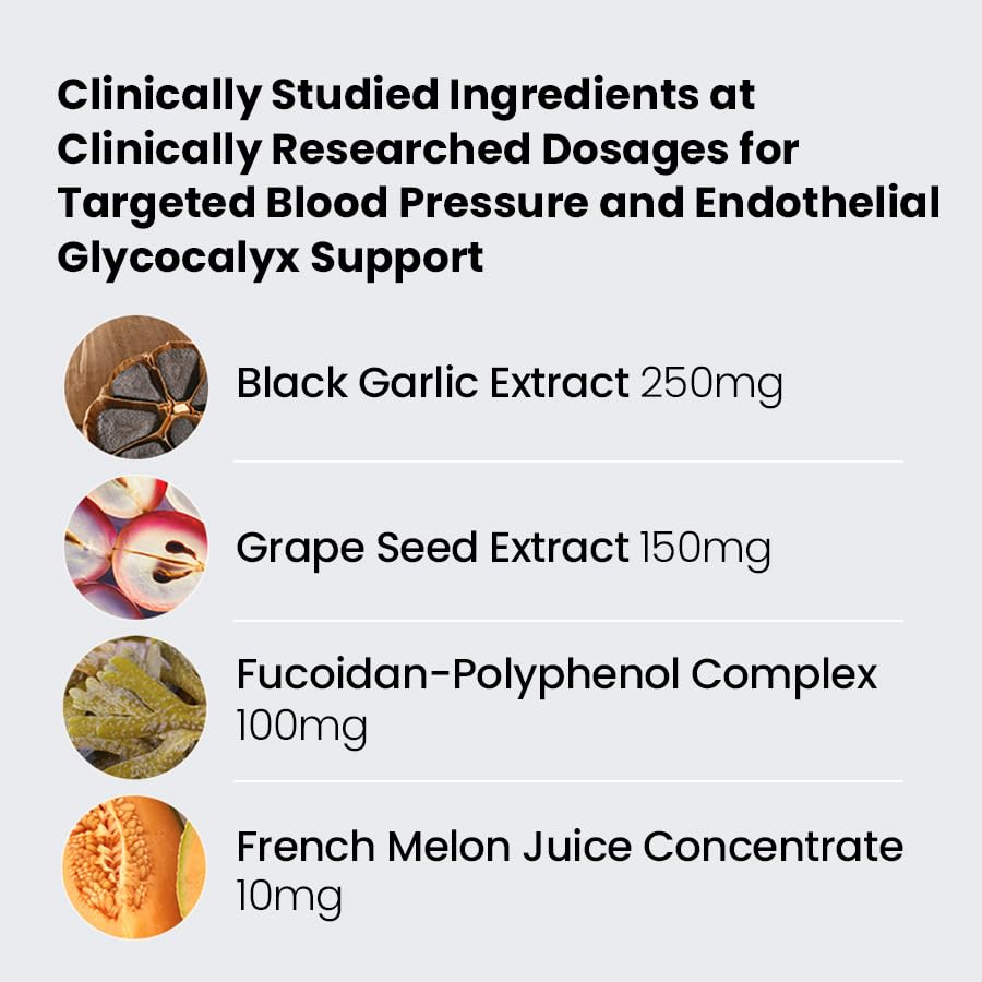 Aged garlic extract for heart health
