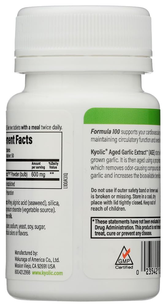 Aged garlic extract for vitality