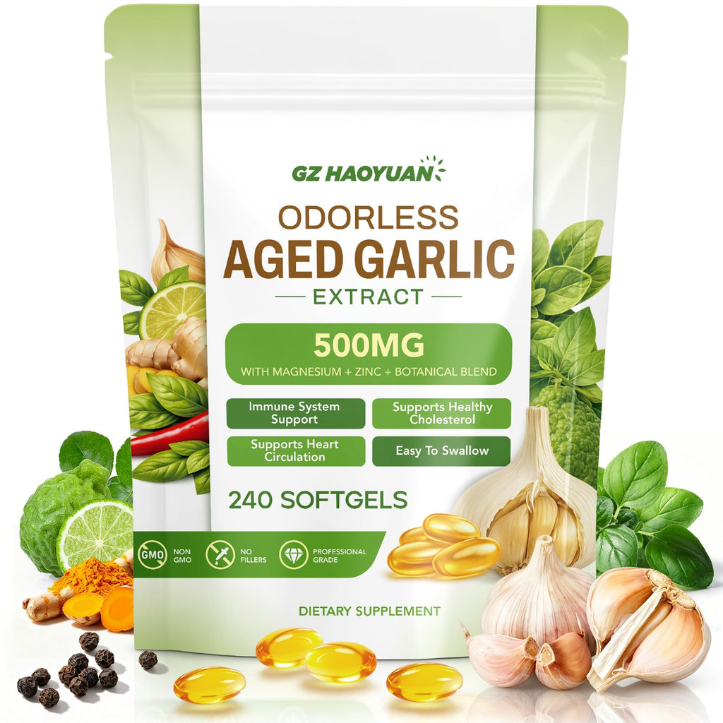 Aged garlic extract health benefits