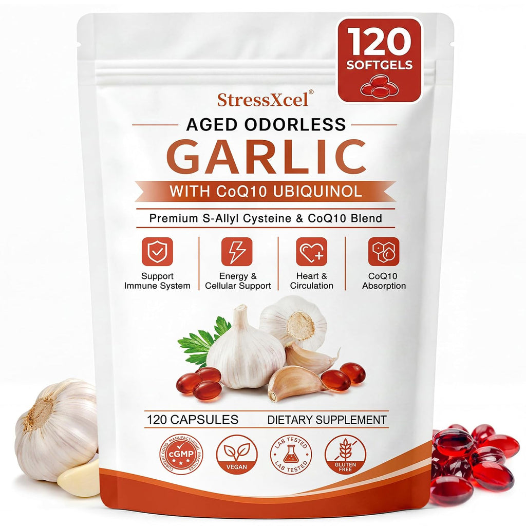 Aged garlic extract softgels 1200 mg