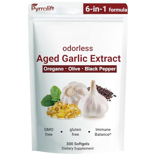 Aged garlic extract softgels 1530 mg