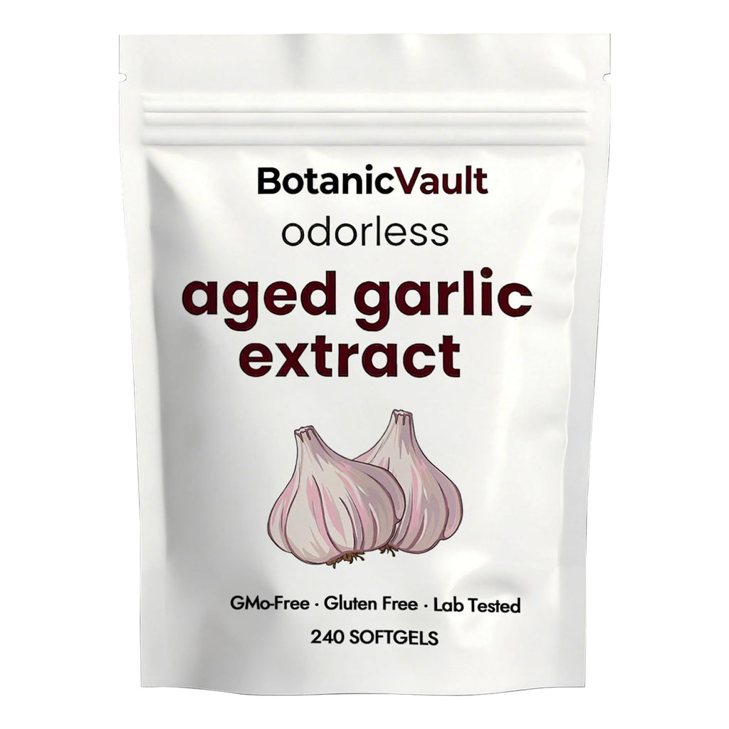 Aged garlic extract softgels 600 mg