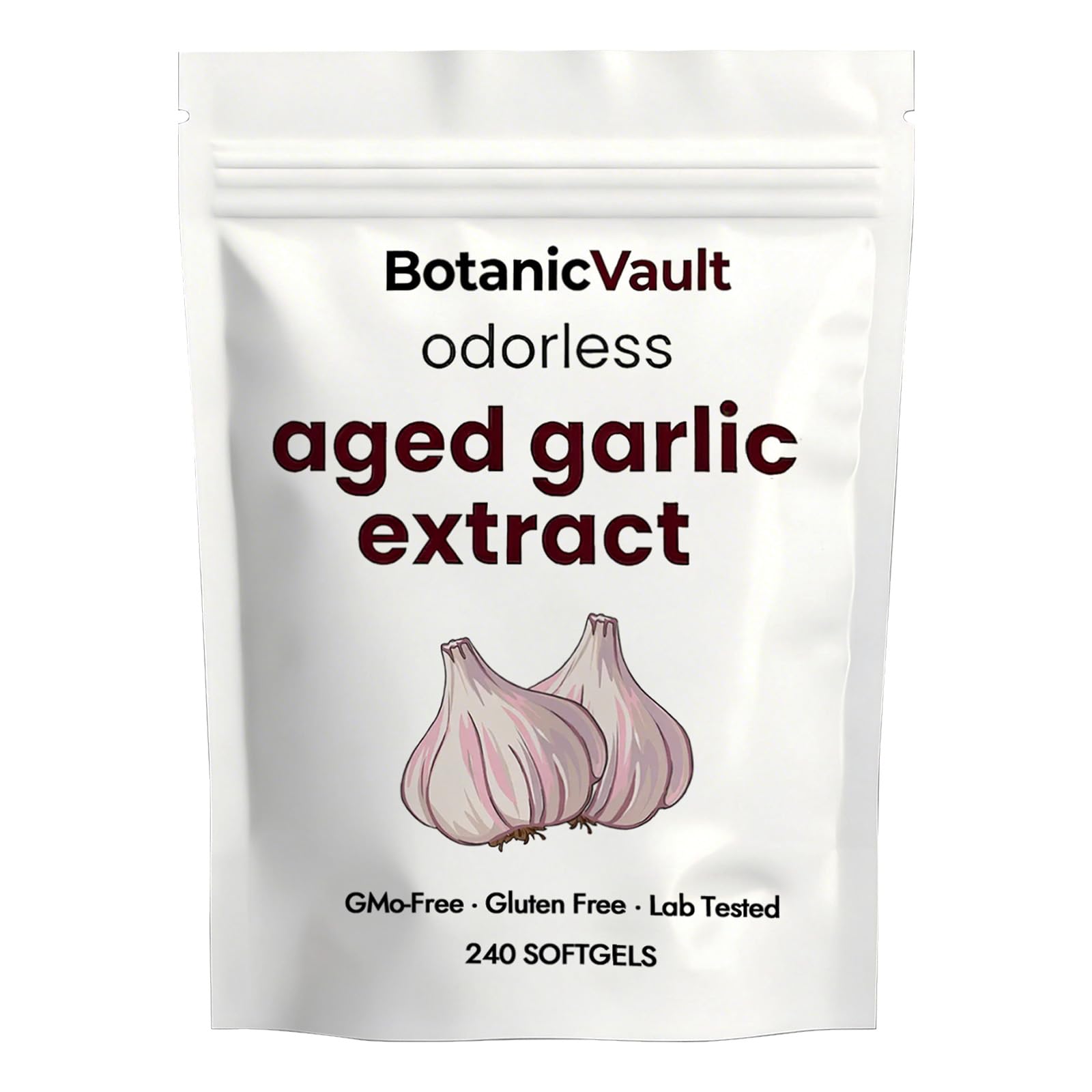 Aged garlic extract softgels 600 mg