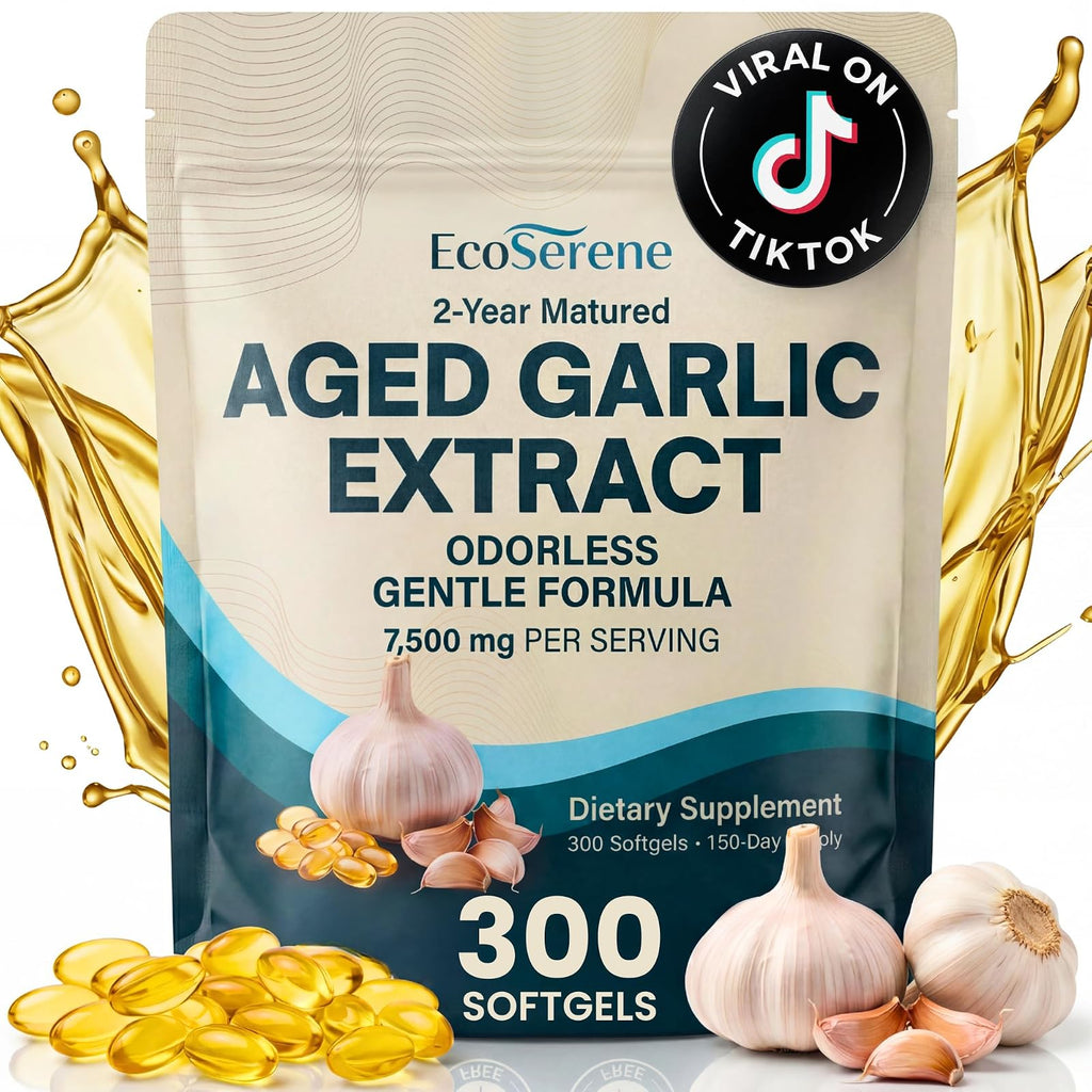Aged garlic extract softgels 7500 mg