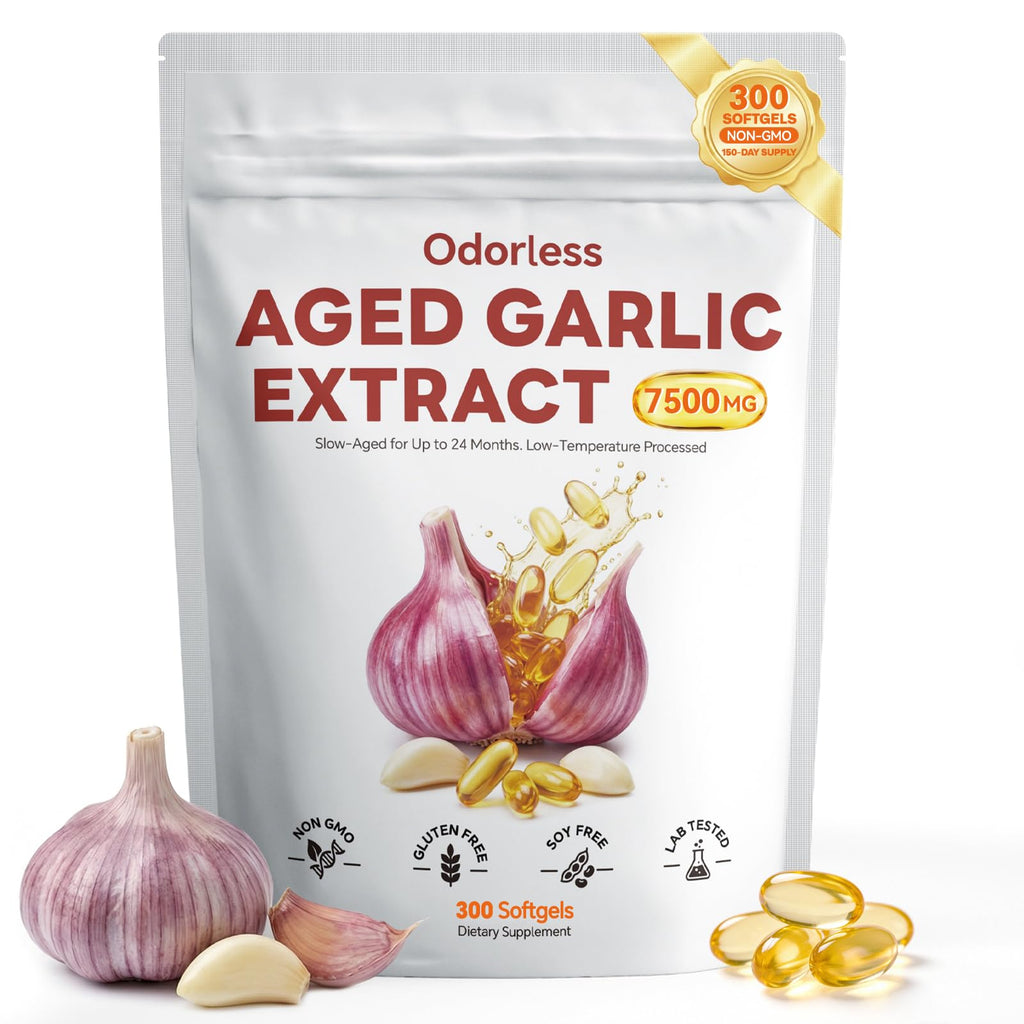 Aged garlic extract softgels benefits