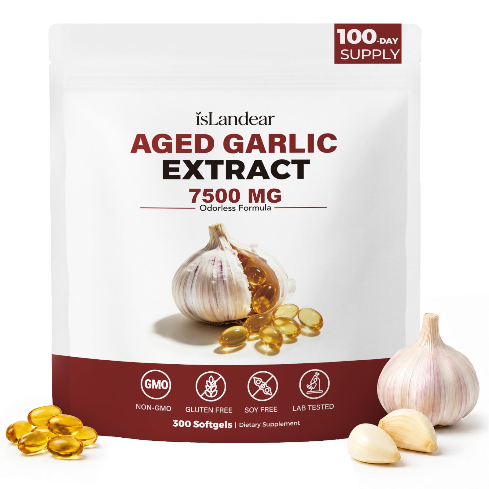 Aged garlic extract softgels benefits