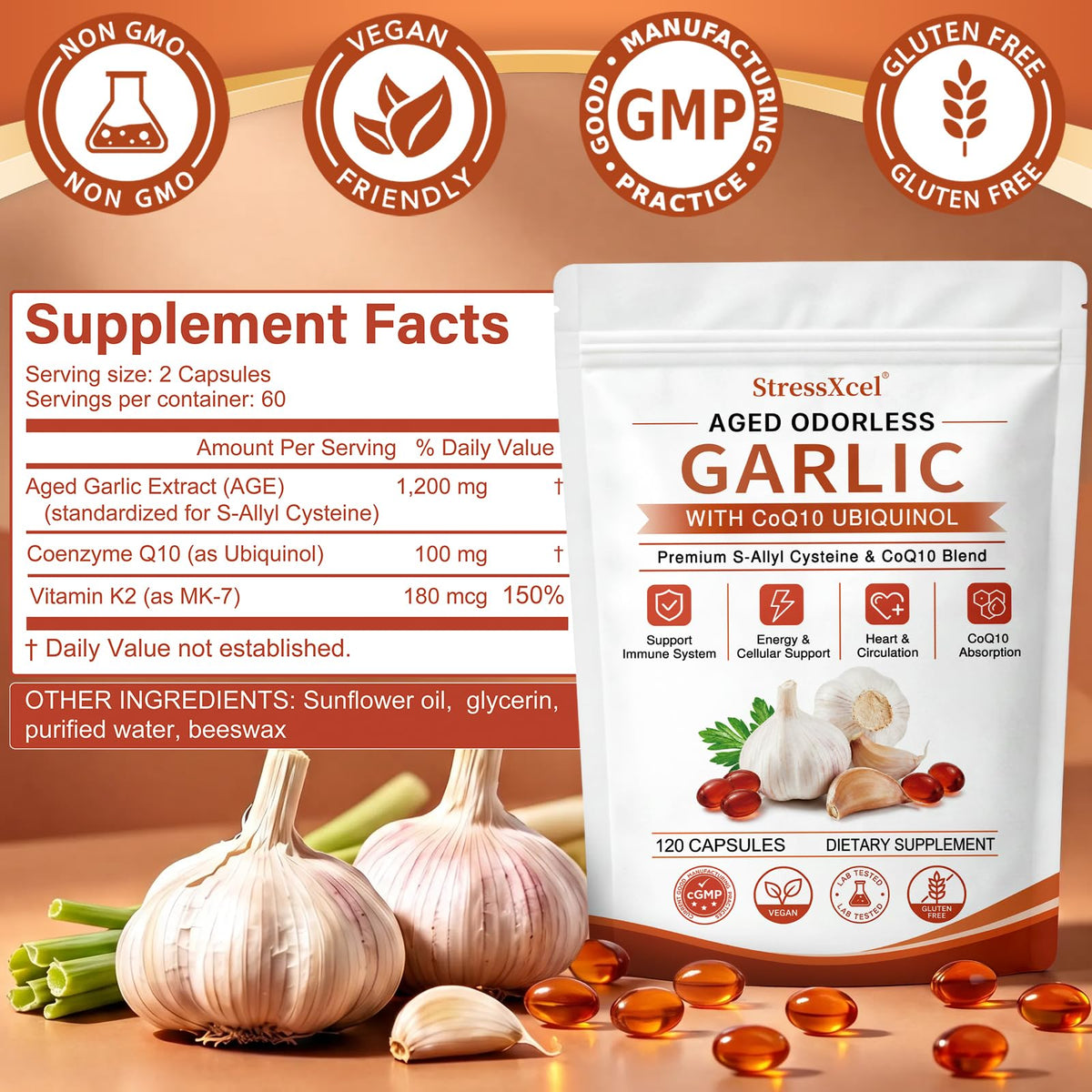 Aged garlic for cholesterol management