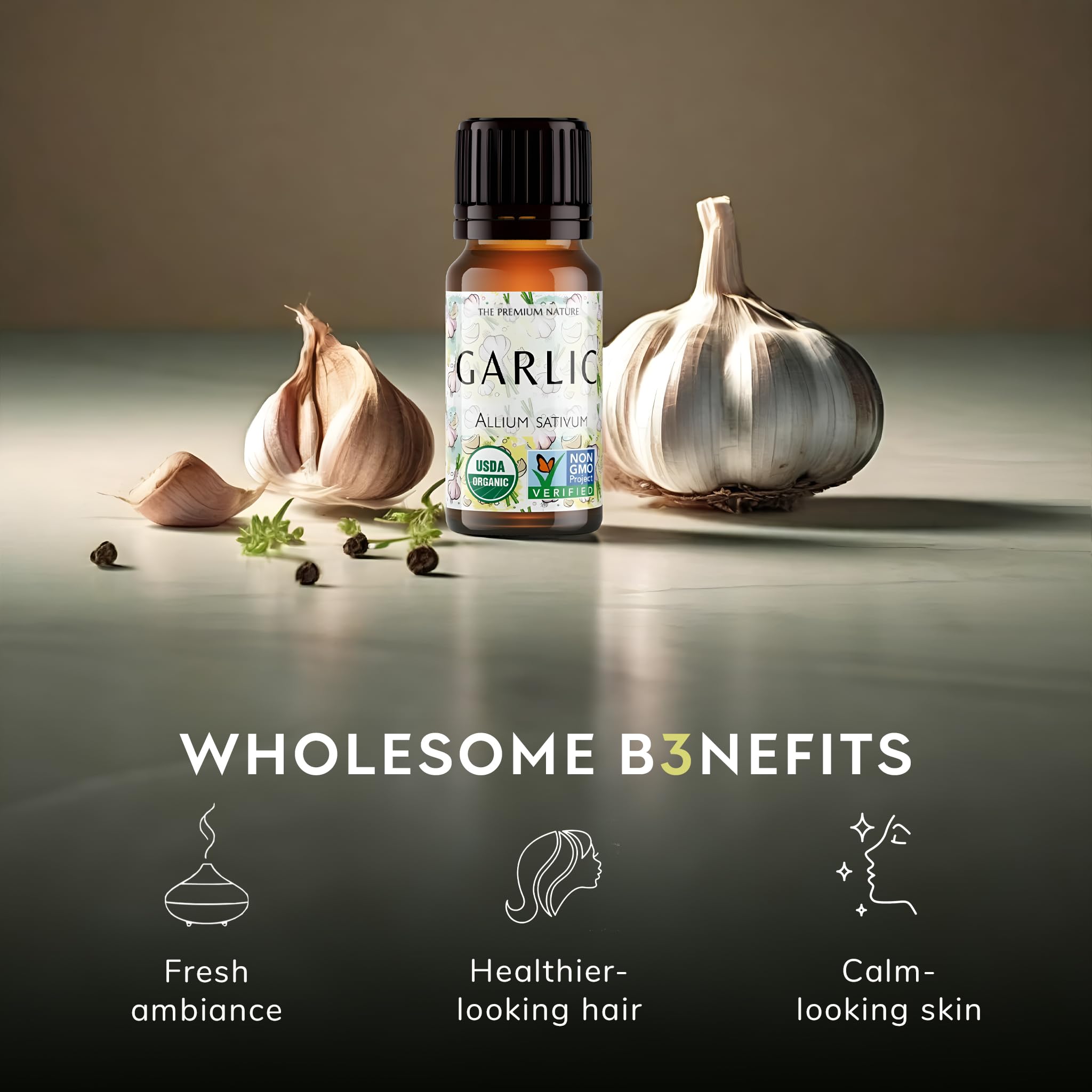 Aged garlic oil for immune support