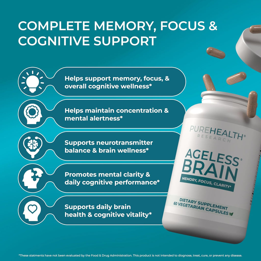 Ageless Brain multivitamin for men