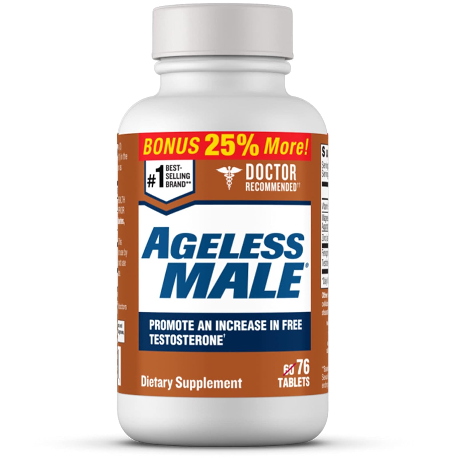 Ageless Male testosterone booster tablets