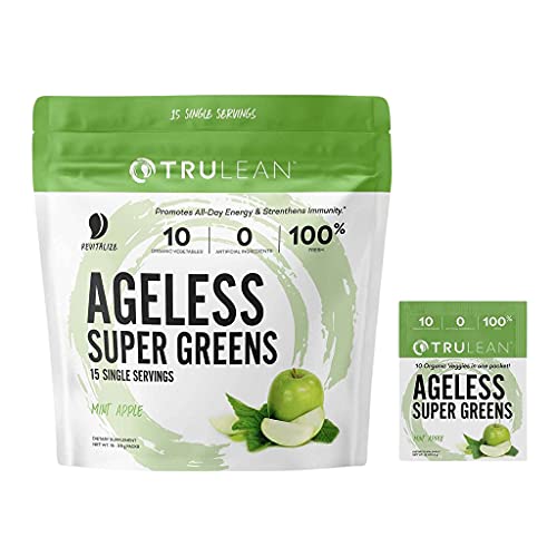 Ageless Super Greens powder for energy
