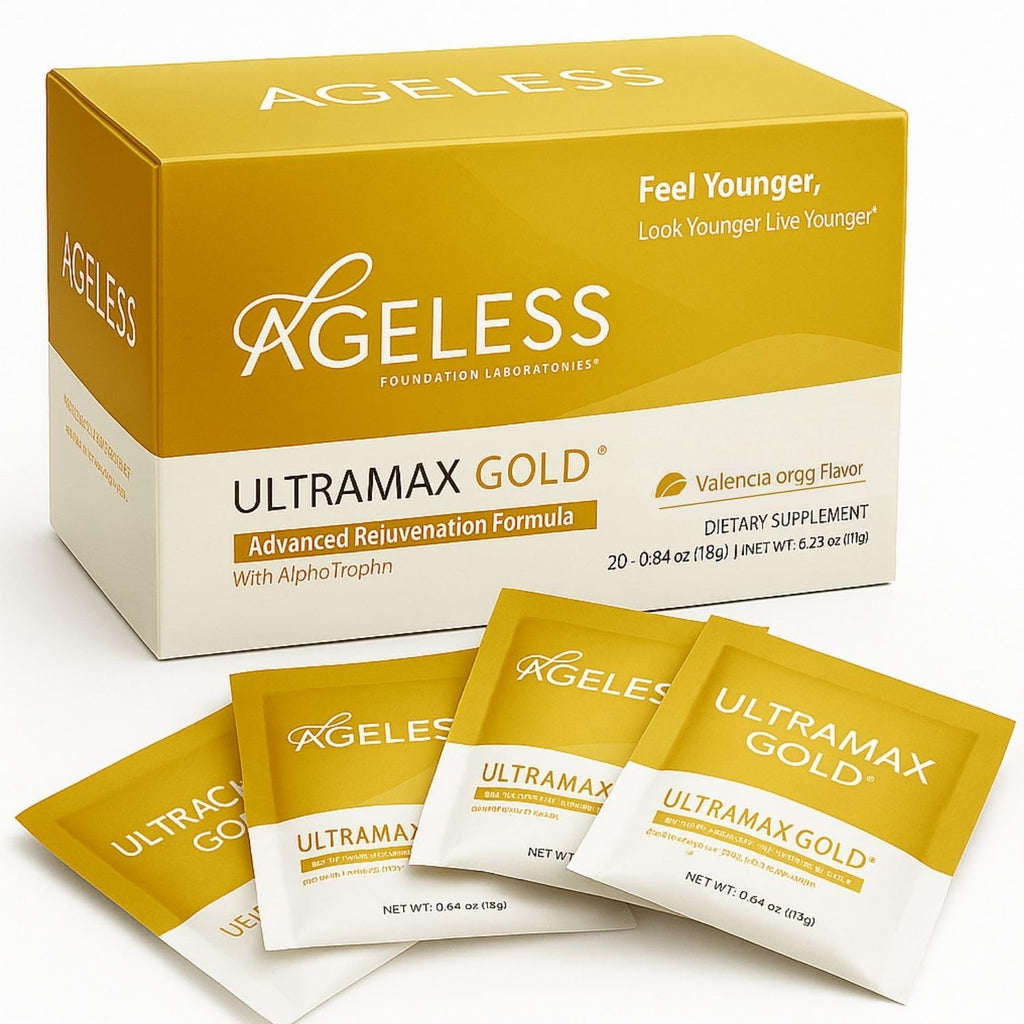Ageless UltraMAX Gold multivitamins for vitality