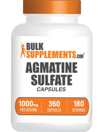 Agmatine sulfate capsules for energy