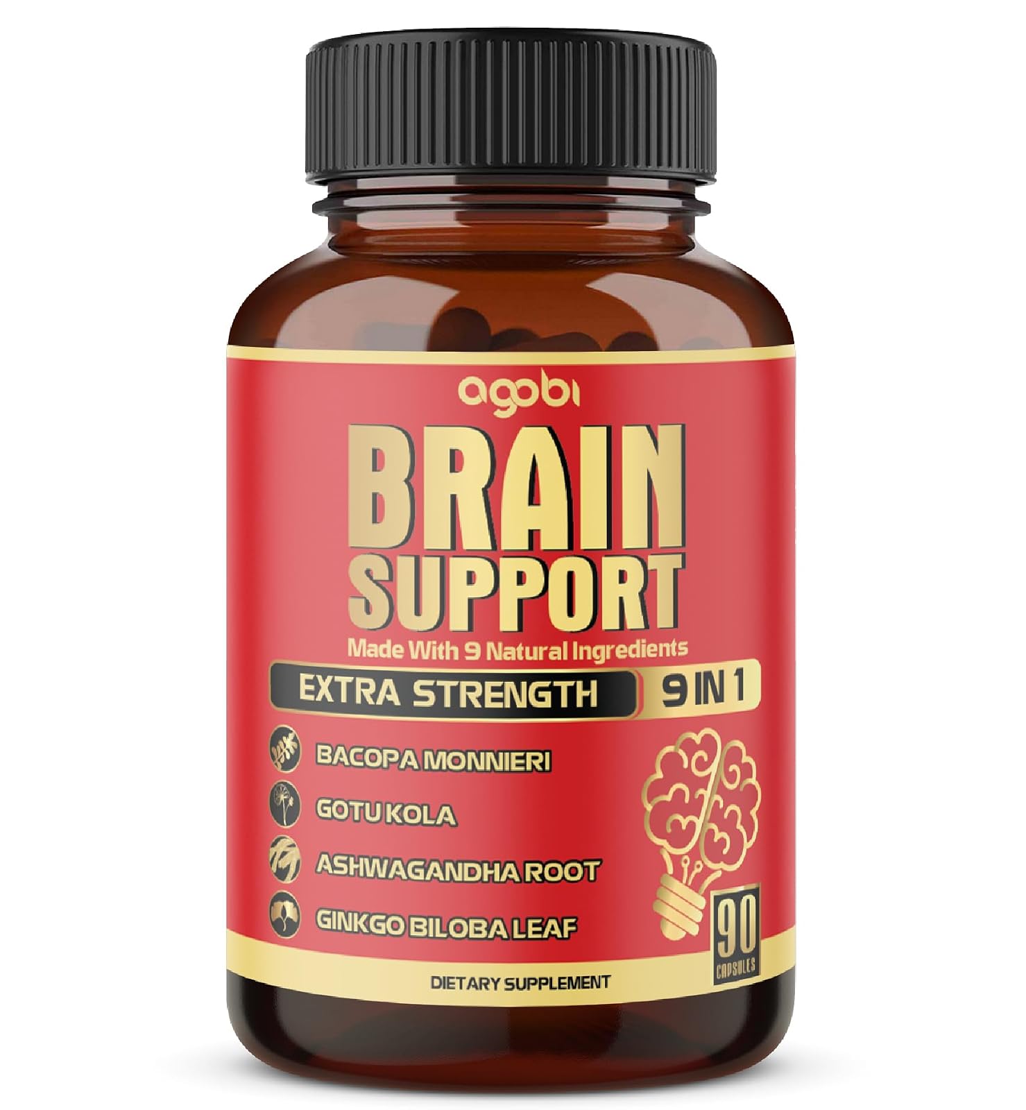 agobi brain support supplement capsules