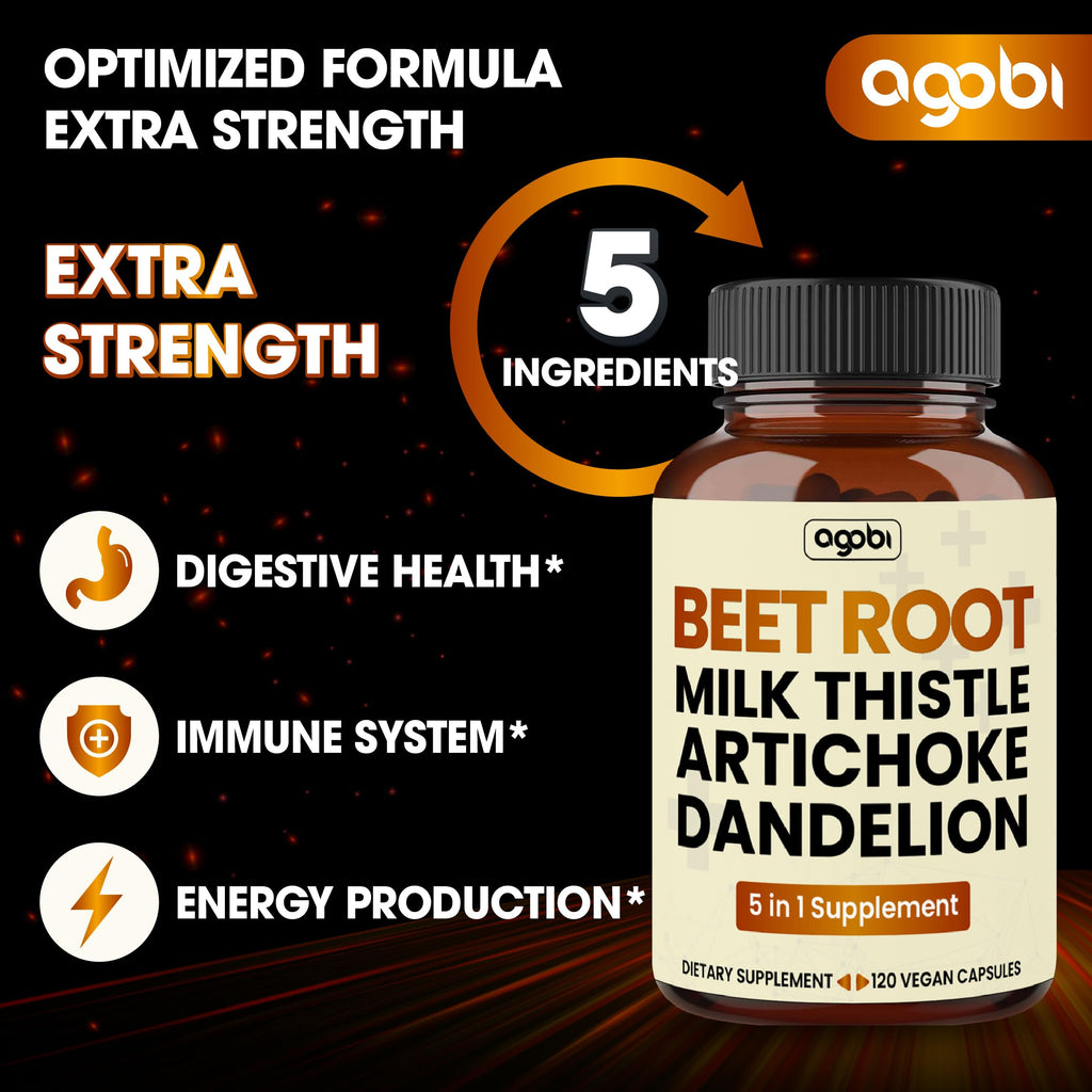 Agobi milk thistle with dandelion root