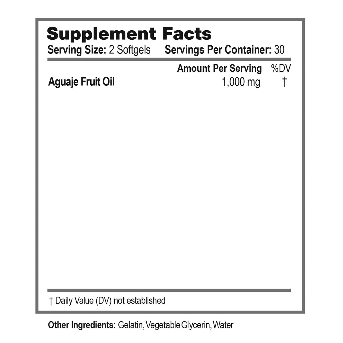Aguaje Oil for men's health support