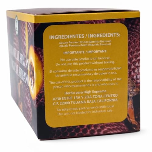 Aguaje Peruano tea for energy