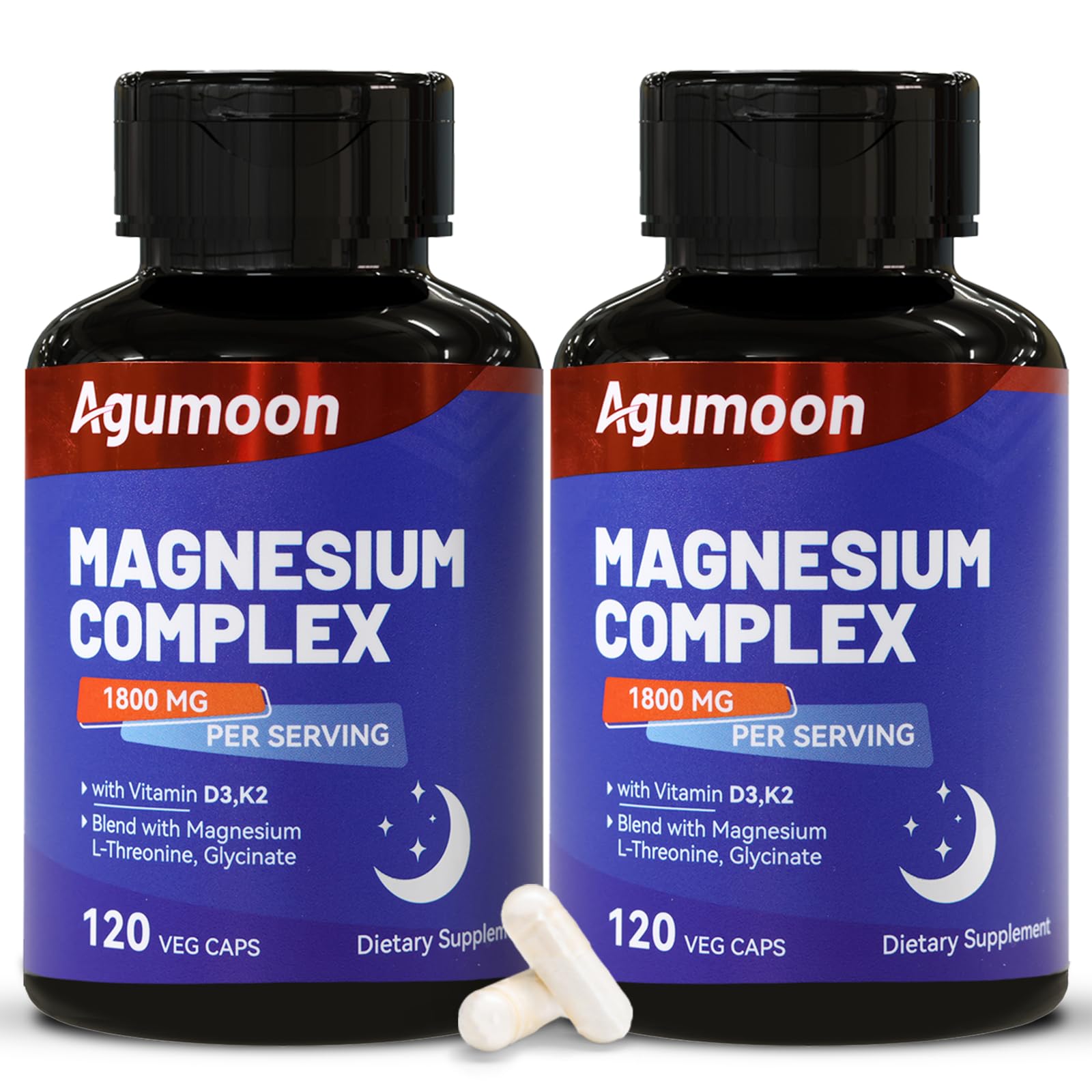 Agumoon magnesium supplement capsules