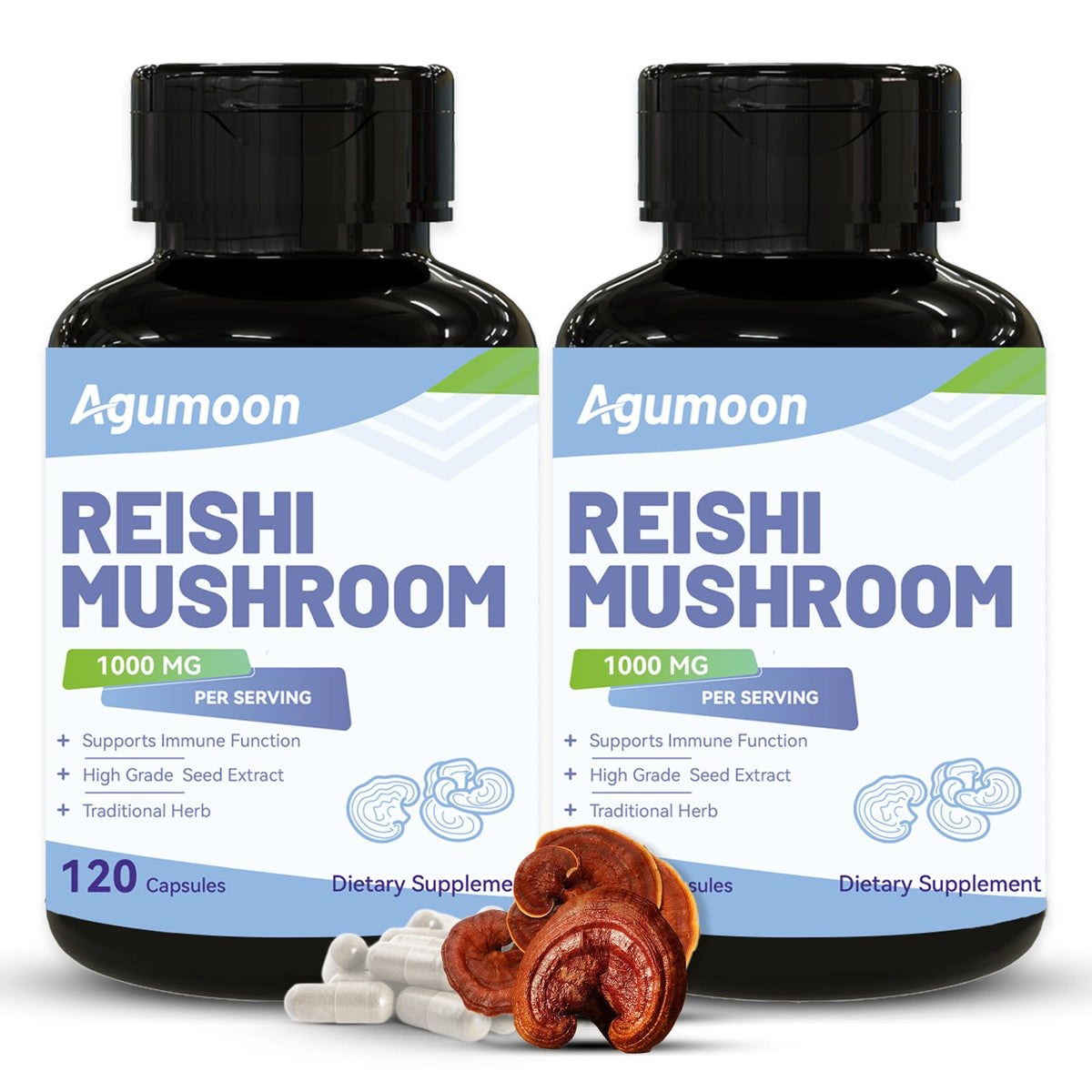 Agumoon Reishi Mushroom capsules