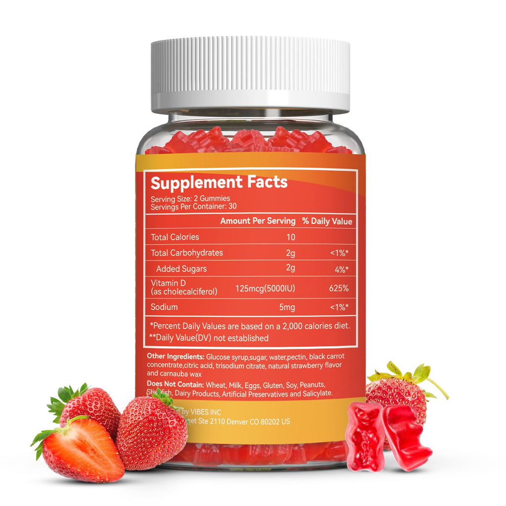 Agumoon Vitamin D3 gummies for bone support