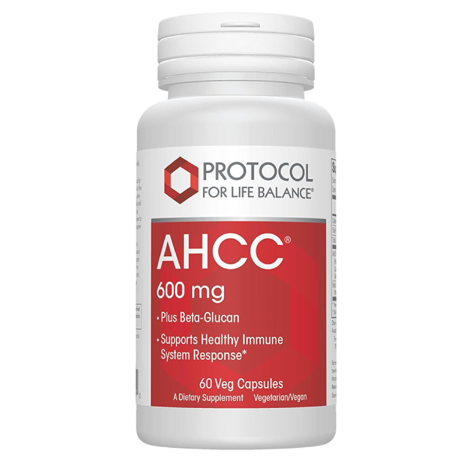 AHCC 600 mg veg capsules