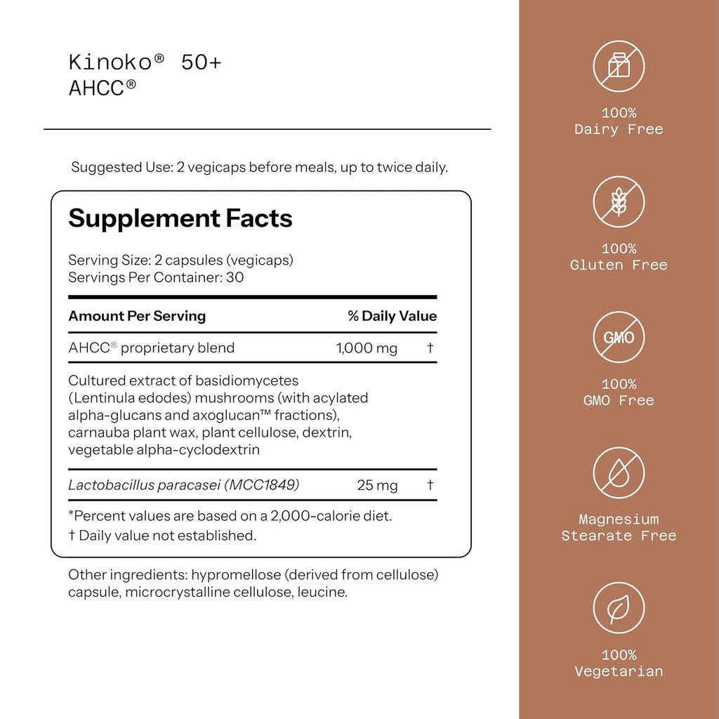 AHCC capsules for overall wellness
