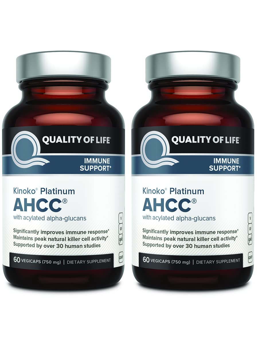 AHCC Kinoko Platinum 750 mg capsules